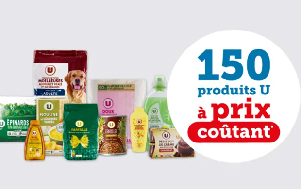 150 produits U à prix coûtant | magasins-u.com